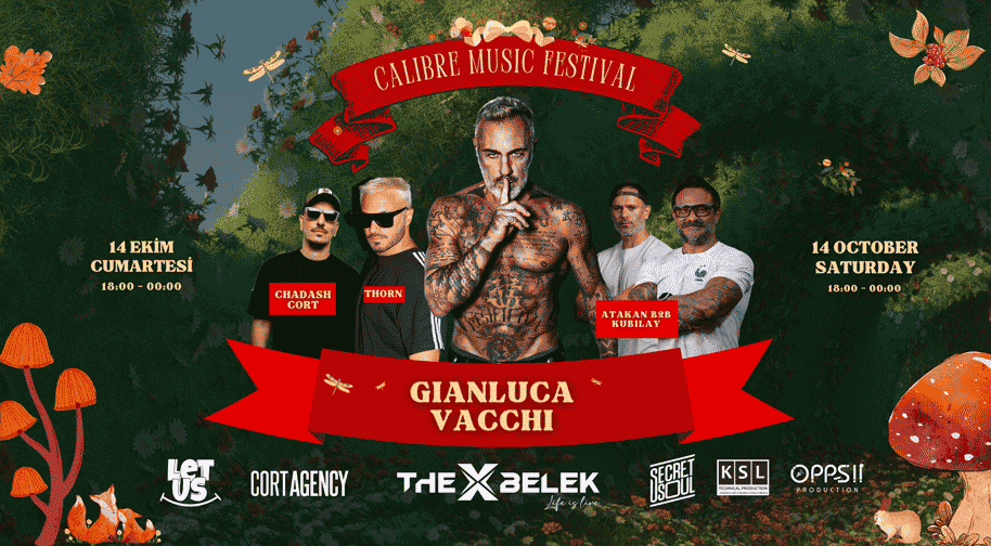 Calibre Music Festival - Gianluca Vacchi // 14 Ekim 2023 // The X Belek ...